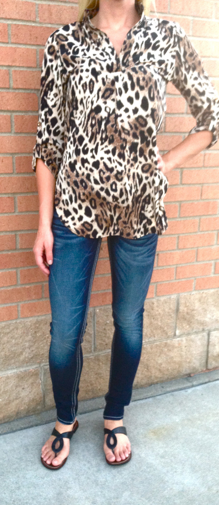 Yahada | Leopard Tunic Top | All Dec'd Out – All Decd Out